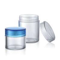 China Customizable Eco-friendly Plastic Cream Jar for Cosmetic Packaging in Multiple Sizes for sale