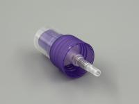 China Customized Color 20/410 Fine Mist Sprayer Perfume Spray Pump with Flat Transparent Cap for sale