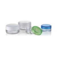 China Industrial Cosmetic Portable Clear Plastic Box Customized Color Cream Jar 5ml 10ml for sale