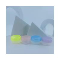 China Industrial Cosmetic Portable Clear Plastic Box Customized Color Cream Jar 5ml 10ml for sale