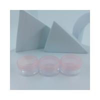 China Industrial Cosmetic Portable Clear Plastic Box Customized Color Cream Jar 5ml 10ml for sale