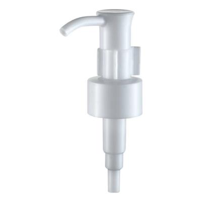 China Personal Care Must-Have Luxury White and Black Plastic Clamp Emulsion Pump Lotion Pump for sale