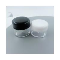 China 7ml 10ml PS Collar Clear Plastic Cream Jar for Industrial Cosmetic Packaging for sale