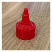 China 28/410 Squeeze Bottle Cap Red Dropped Twist Top Cap for Liqui Bottle Durable Design for sale
