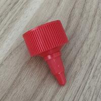 China 28/410 Squeeze Bottle Cap Red Dropped Twist Top Cap for Liqui Bottle Durable Design for sale