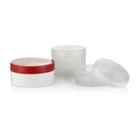 China OEM/ODM Products Highly 20ml 30ml 50ml Volume Clear PS Empty Cream Jar with Plastic Lid for sale