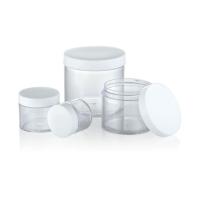 China 5g 10g 15g 20g Volume Colorful Lids Cosmetic Cream Jar with Design and PS Cap Material for sale