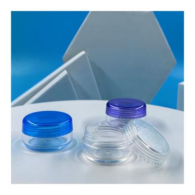 China Personal Care Skin Care Cream Jars 2.5ml 3ml 5ml 10ml 15ml 60ml Empty Wide Mouth Jars for sale