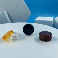 China Custom Order Round Shape 2.5g 3g 5g Cosmetic Containers Plastic PS Cream Jars for Eye Shadow Eye Cream for sale