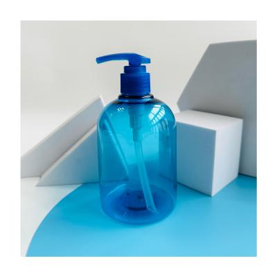 China 400ml PET Clear Pump Bottle for Liquid Soap Hand Sanitizer Empty Shampoo Shower Gel for sale