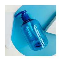 China 400ml PET Clear Pump Bottle for Liquid Soap Hand Sanitizer Empty Shampoo Shower Gel for sale