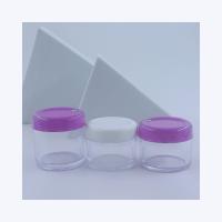 China Stamping Printing Handling 20ml Clear Plastic Acrylic Cosmetic Cream Jar Packaging for sale