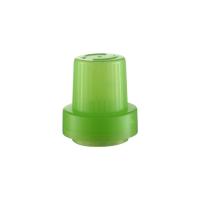 China 36mm 58mm PP Plastic Laundry Detergent Measuring Cap Green Bottle Cap for 48/400 Bottles for sale