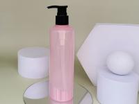 China Personal Care Industrial Popular Pink PET Bottle Plastic Shampoo Bottle for Hair Conditioner for sale
