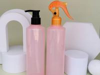 China Personal Care Industrial Popular Pink PET Bottle Plastic Shampoo Bottle for Hair Conditioner for sale