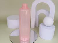 China Personal Care Industrial Popular Pink PET Bottle Plastic Shampoo Bottle for Hair Conditioner for sale