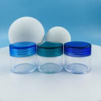 China Highly OEM Clear Plastic Jars With Colorful Lids 30g Cosmetic Jars for Face Care for sale