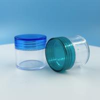 China Highly OEM Clear Plastic Jars With Colorful Lids 30g Cosmetic Jars for Face Care for sale