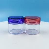 China Highly OEM Clear Plastic Jars With Colorful Lids 30g Cosmetic Jars for Face Care for sale