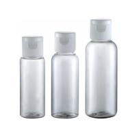 China PET Transparent Plastic Bottles with Child Resistant Flip Top Cap 25ml/30ml/50ml for sale