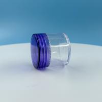 China 20ml Cosmetic Container Empty Jar PS Clear Plastic Jar with Lid for sale
