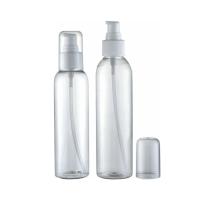 China Industrial Cosmetic Clear PET Bottle 30ml 50ml with Fine Mist Sprayer and Custom Color for sale