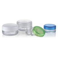 China Customized Color Face Cream Jar 15ml PET Plastic Jar for Empty Cosmetic Jar for sale
