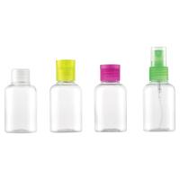China Base Material PET Portable 50ml 100ml Plastic Bottles with Lotion Pump Fine Mist Sprayer for sale