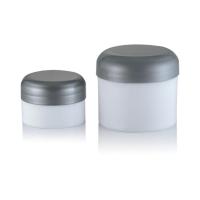 China 30ml 50ml 100ml 200ml Plastic Empty Jar Transparent Cream Jar with Collar Material PS for sale