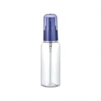China Professional OEM 30ml 40ml 50ml 60ml PET Plastic Bottles with Pump Sprayer Flip Top Cap for sale