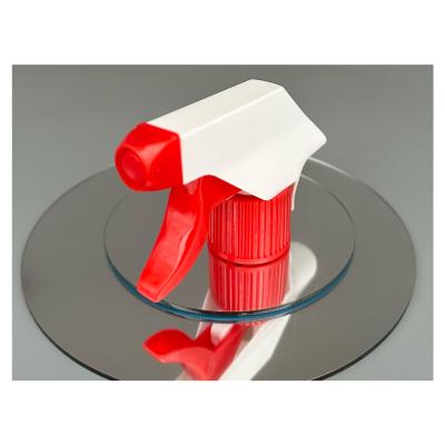 China Discharge Rate 0.8ml/T Eco-friendly Red Trigger Sprayer Essential for Garden Cleaning for sale