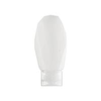 China PE Base Material Colorful Hand Cream Bottle 90ml PE Bottle with 22/410 Flip Top Cap Squeezable Bottle for sale