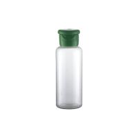 China Transparent PETG Collar 100ml Clear Plastic Bottle with Custom Color and Cap for sale