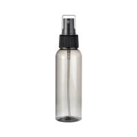 China Screen Printing Market 120ml PET Plastic Pump Bottle with Black Pump and Amber Color for sale
