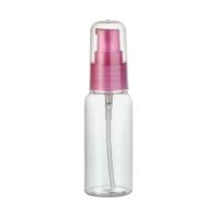 China Screen Printing Market 120ml PET Plastic Pump Bottle with Black Pump and Amber Color for sale