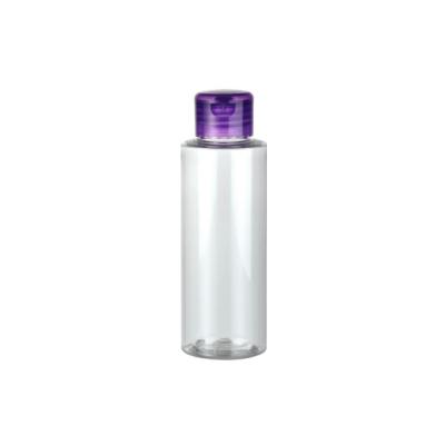 China Custom Color 120ml Plastic PET Bottle for Lotion Capacity 120ML 24/410 Flip Top Cap for sale