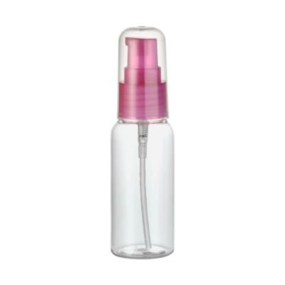 China 40ml PET Empty Bottle for Shampoo/Lotion Refill Clear Plastic Collar 30% TT Deposit for sale