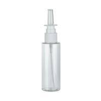 China Transparent Nozzle Sprayer PET Plastic Bottle 60ml Capacity for Personal Care Products for sale