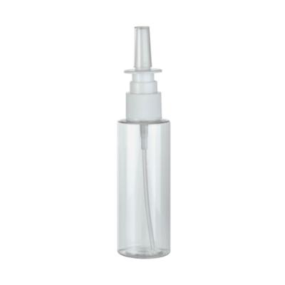 China Transparent Nozzle Sprayer PET Plastic Bottle 60ml Capacity for Personal Care Products for sale