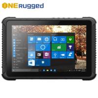 China Sunlight Readable Anti-glare Screen Rugged Tablet with 4G Win10 and Bar Code Scanner for sale