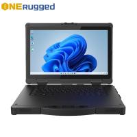 China Quad Core 14 Inch 32GB RAM 5G NFC IP65 Windows 11 Rugged Laptop for Non-Stop Operations for sale