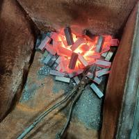 China Square Blank Bar Induction Billet Heater Machine Hot Forging Equipment Tool Hot Stamp for sale
