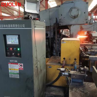 China Automatic 350KW IGBT Induction Billet Heater For Hot Forge Sucker Rod Head Forming for sale