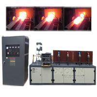 China Copper Aluminium Hot Forging Induction Heating Furnace Automatic Induction Billet Preheating Equipment for sale