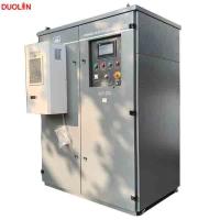 China 200KW High Frequency Induction Heater Air Chiller Flat Angle Bar Induction Heating Power Supply For Hot Forming for sale