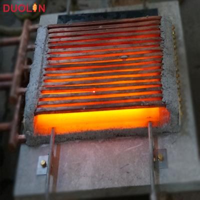 China 120KW High Frequency Steel Plate Induction Heat Treatment Machine For Hot Forge Agriculture Tool Produce for sale