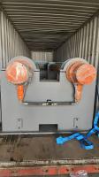China Installed In Russia Nigeria Hydraulic Pipe Induction Bending Machine Big Bending Radius Hot Bender for sale