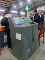 China Automatic PLC Control Round Long Bar Steel Billet Induction Heater Hardening And Tempering Production Line for sale