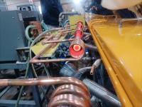 China Automatic PLC Control Round Long Bar Steel Billet Induction Heater Hardening And Tempering Production Line for sale