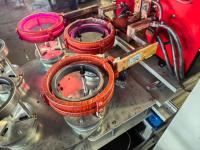 China Industrial Round Steel Ring Induction Heating Machine With Water Cooling System for sale